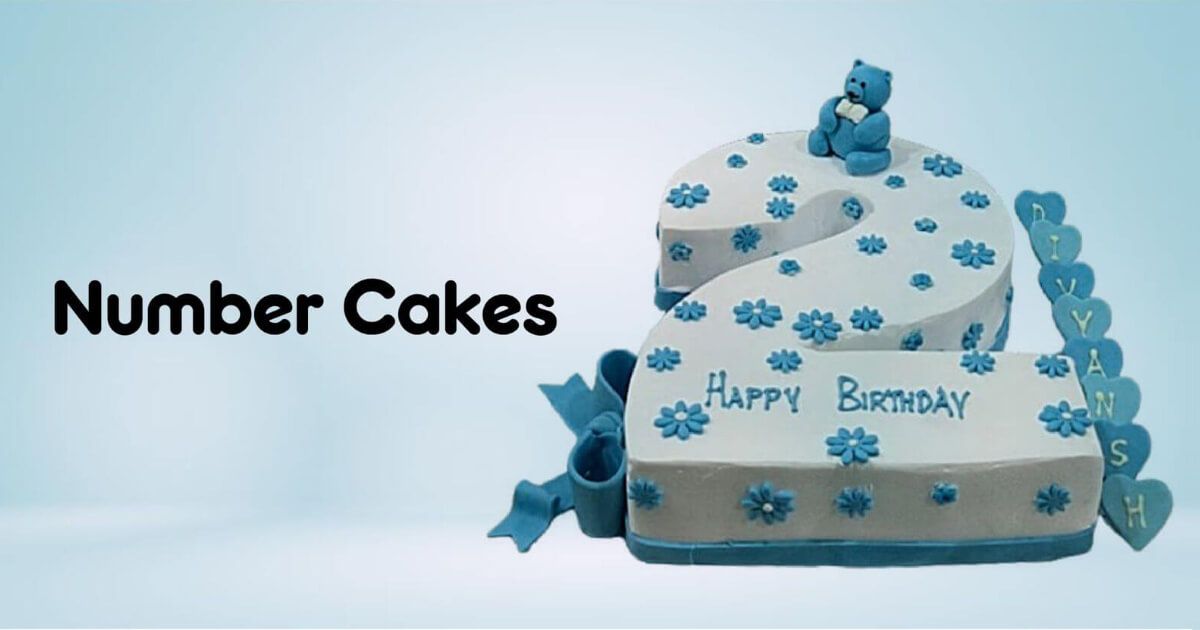 Order Number Cakes Online | Personalized Birthday Cakes | Julie's Cakes